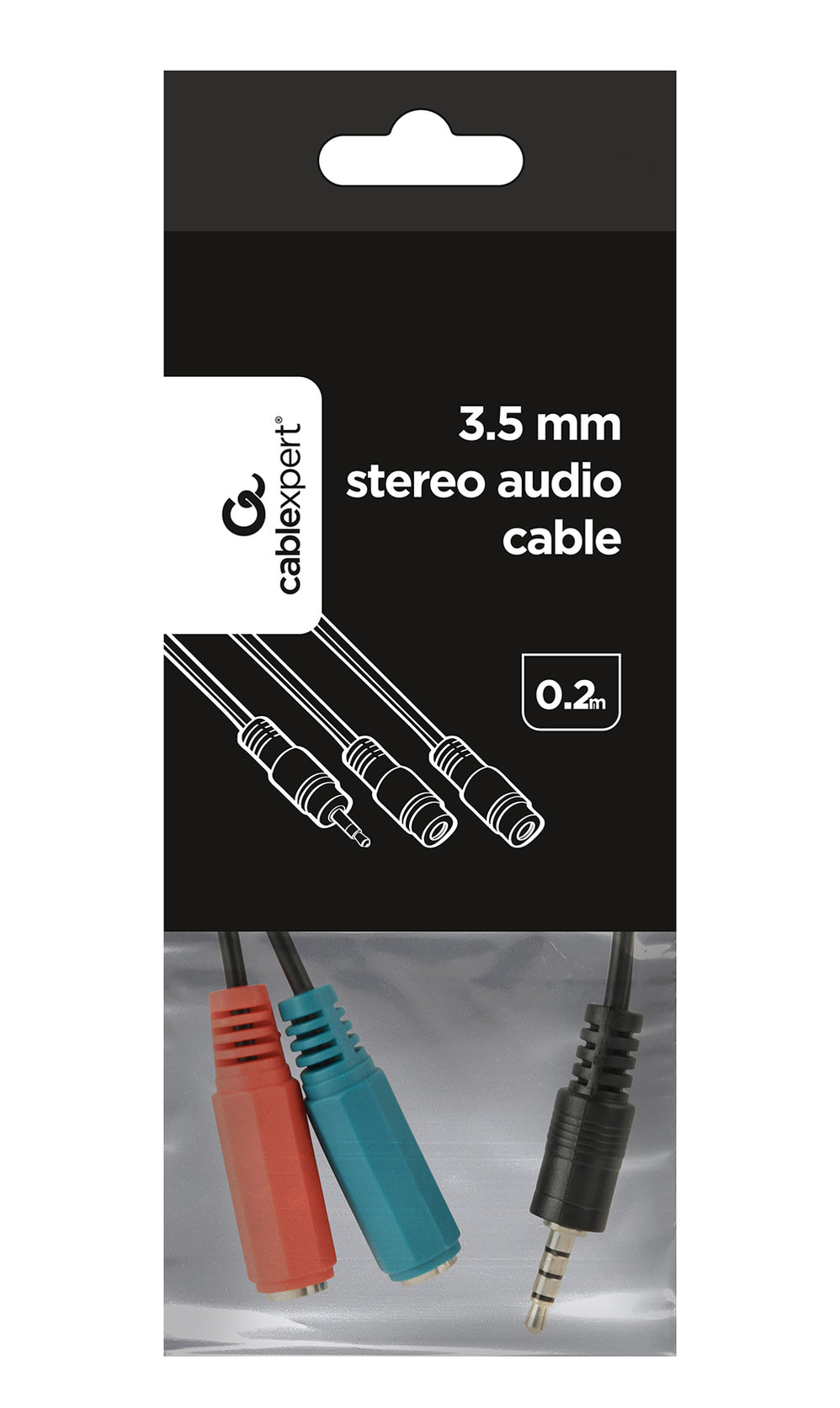 Cablexpert 3.5mm Male Jack To Female Audio & Microphone Adapter Cable ...
