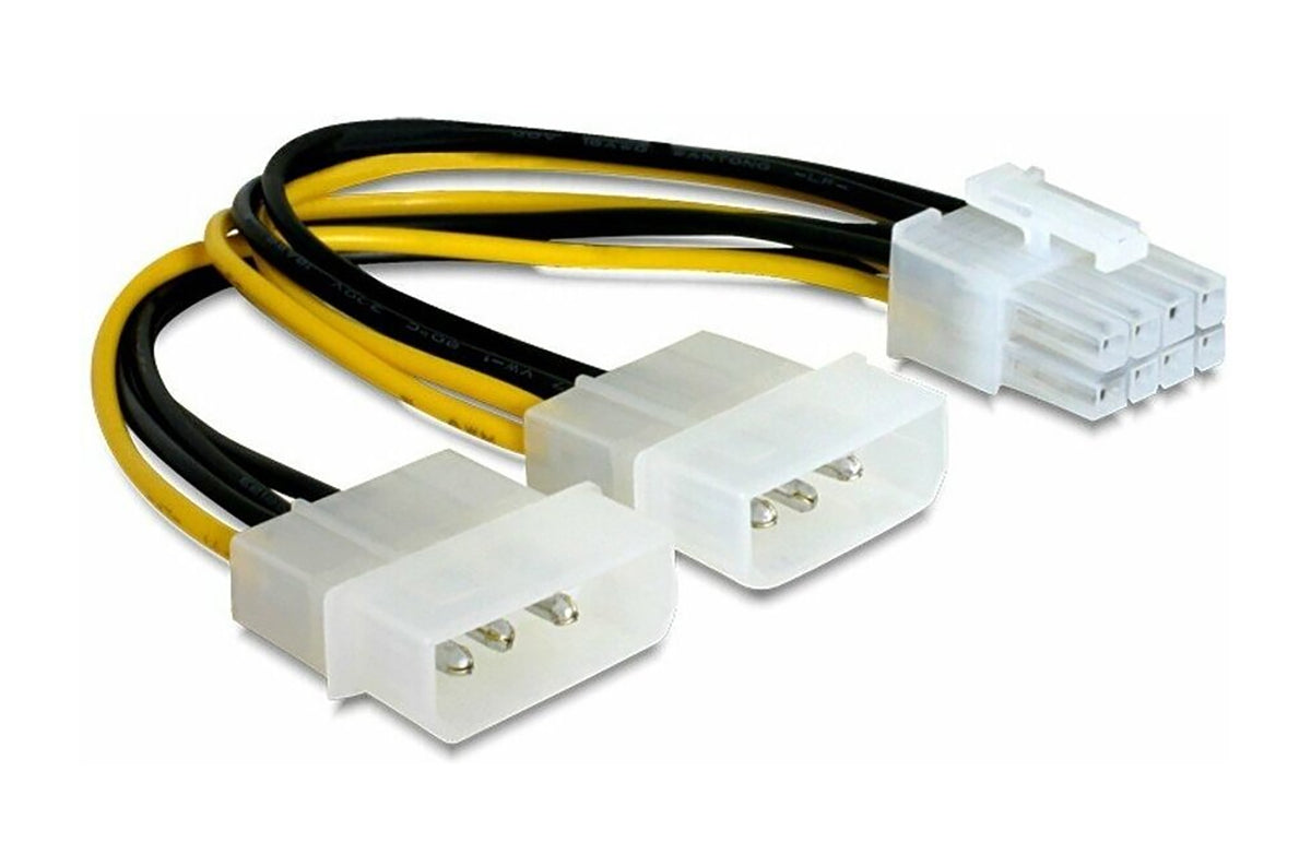 Cablexpert 8 Pin To 2x Molex Internal Power Cable - CB-PWR-8PIN ...