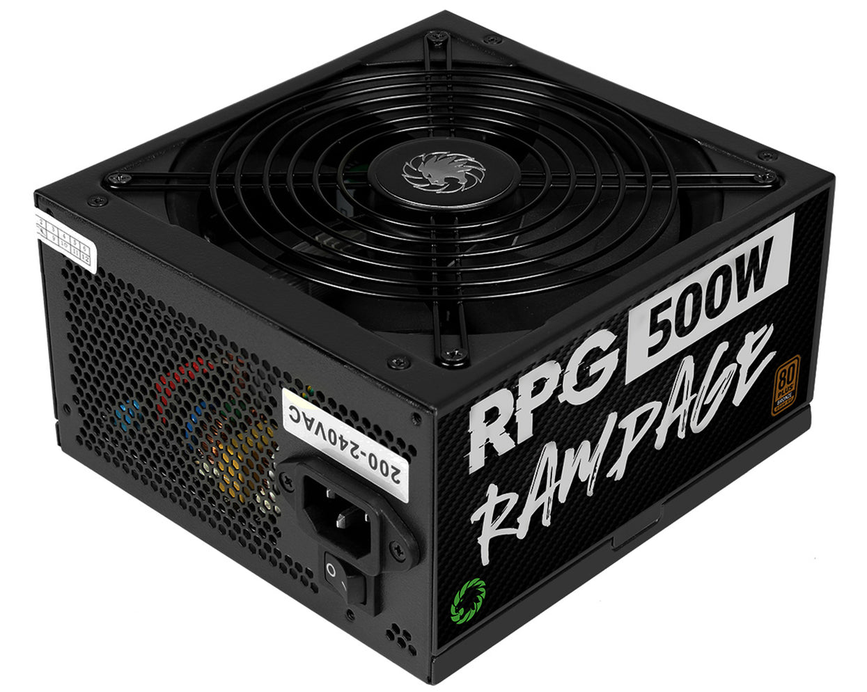 GameMax 500W RPG Rampage 80 Bronze PSU - PSU-AERO-500W/OEM — Digitek ...