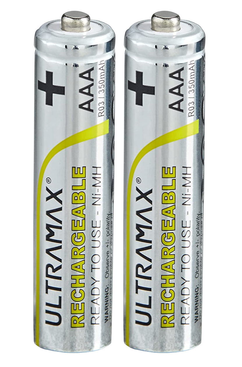 Ultramax NI-MH AAA Rechargeable 300mAh Batteries For Hi-Tech Devices ...