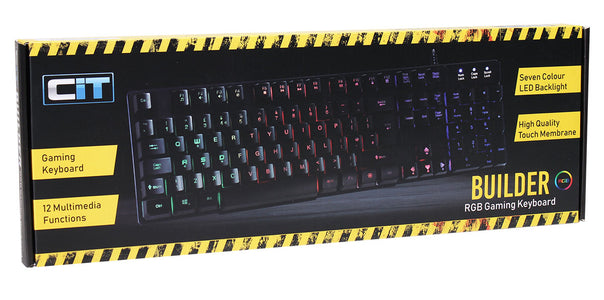 CiT Builder Wired RGB Gaming Keyboard - KB-GAM-BUILDER — Digitek ...