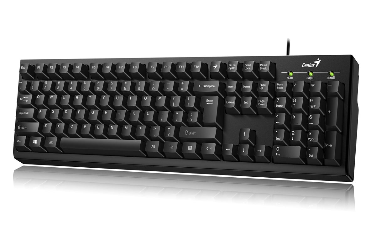 Genius Smart KB-100 Full Size Wired Multimedia USB Keyboard - KB-GEN-1 ...