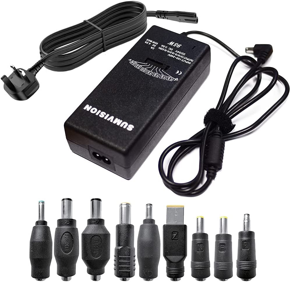 Sumvision Universal Laptop Multi Power Adapter - LPTP-VB-90 — Digitek ...